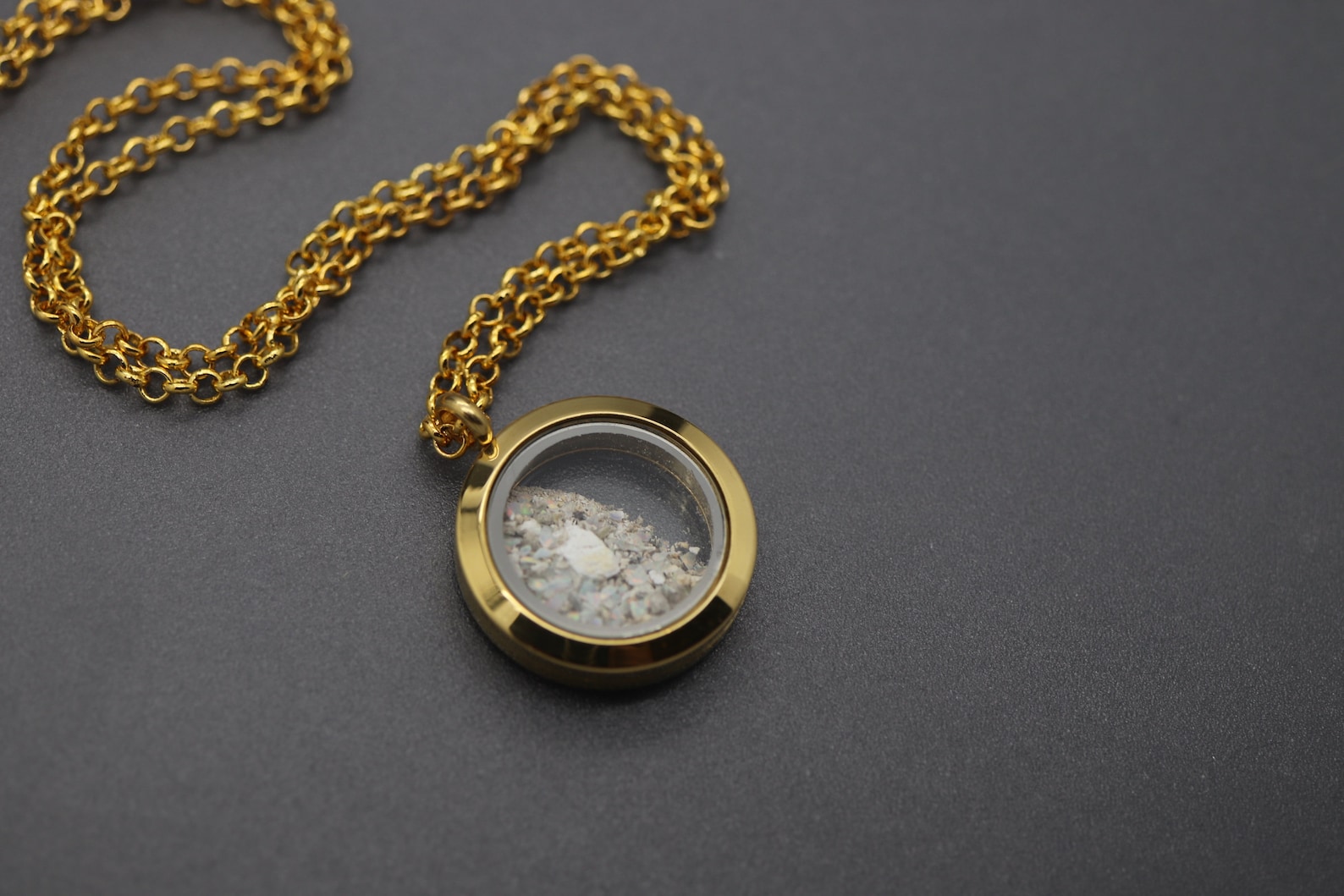 Cremation Locket for Ashes Human Ash Keepsake Gold Cremation - Etsy