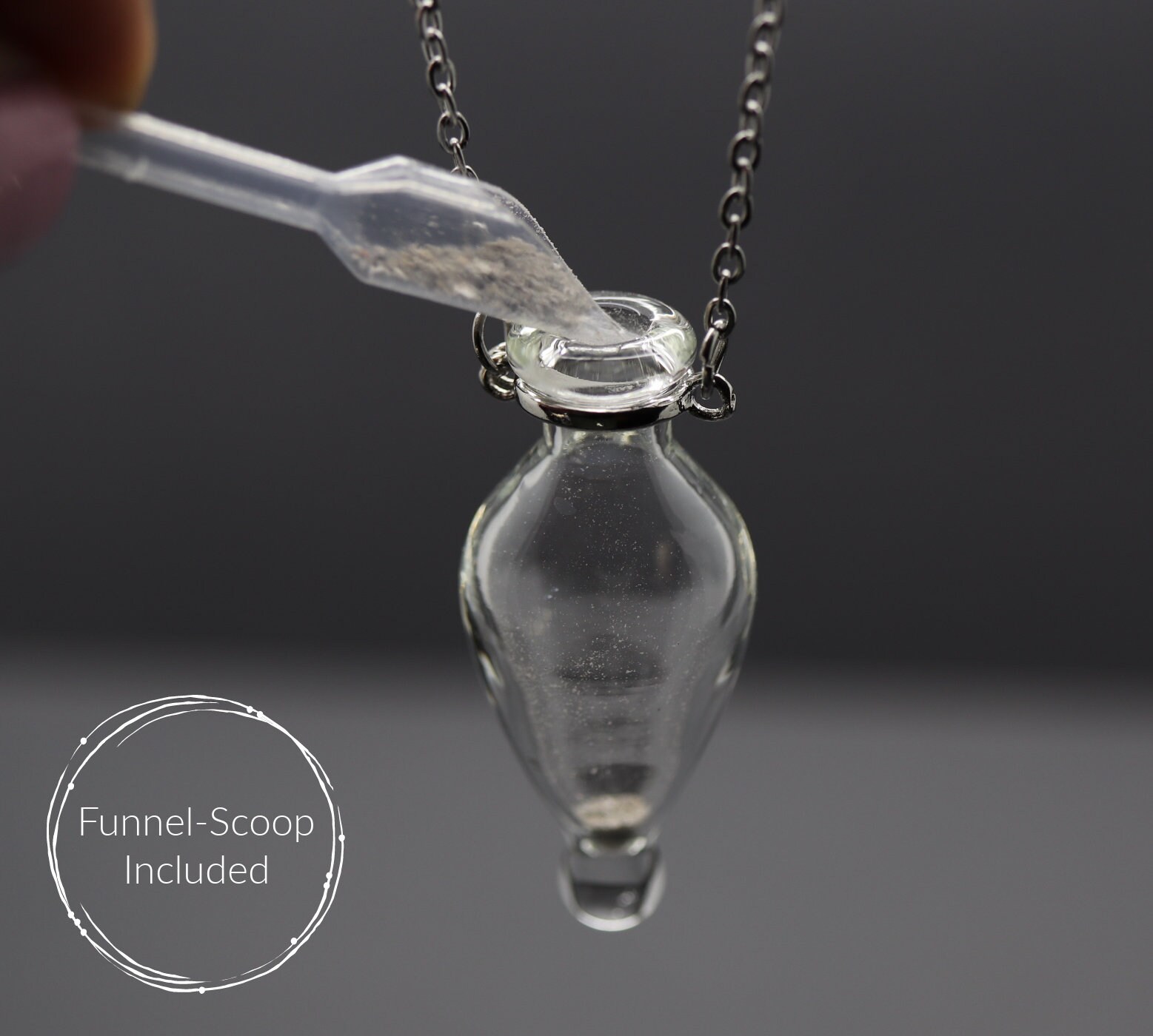 Cremation Locket for Ashes, Human Ash Keepsake, Cremation Necklace for ...