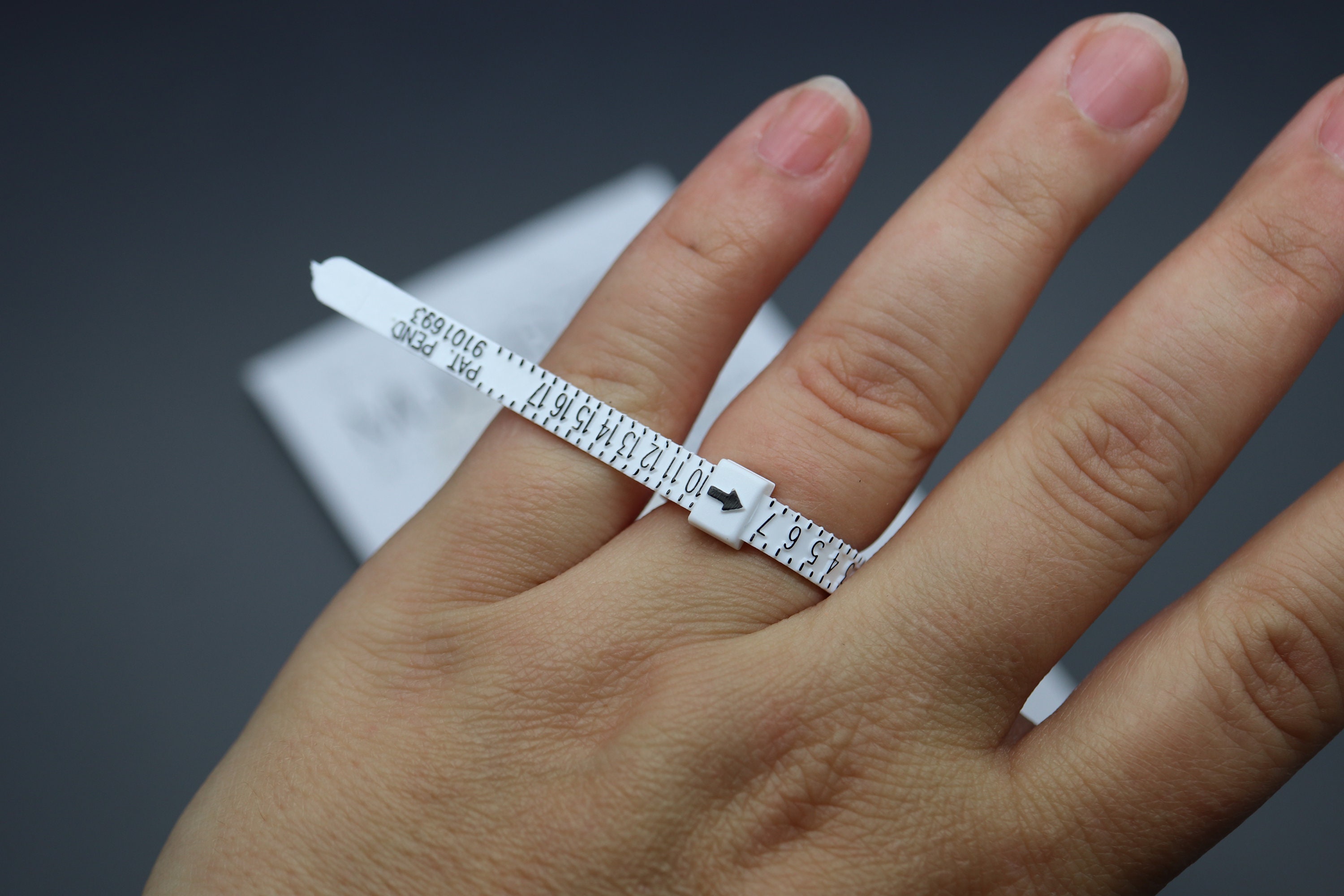 Reusable Ring Sizer US, Ring Sizer Tool, My Ring Order, Ring Gauge ...