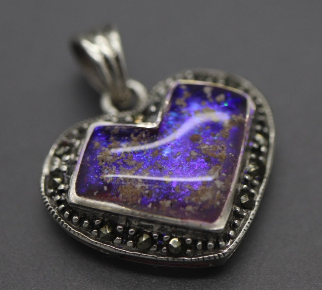 Cremation Locket for Ashes, Ash Keepsake, Silver Necklace for Ashes ...