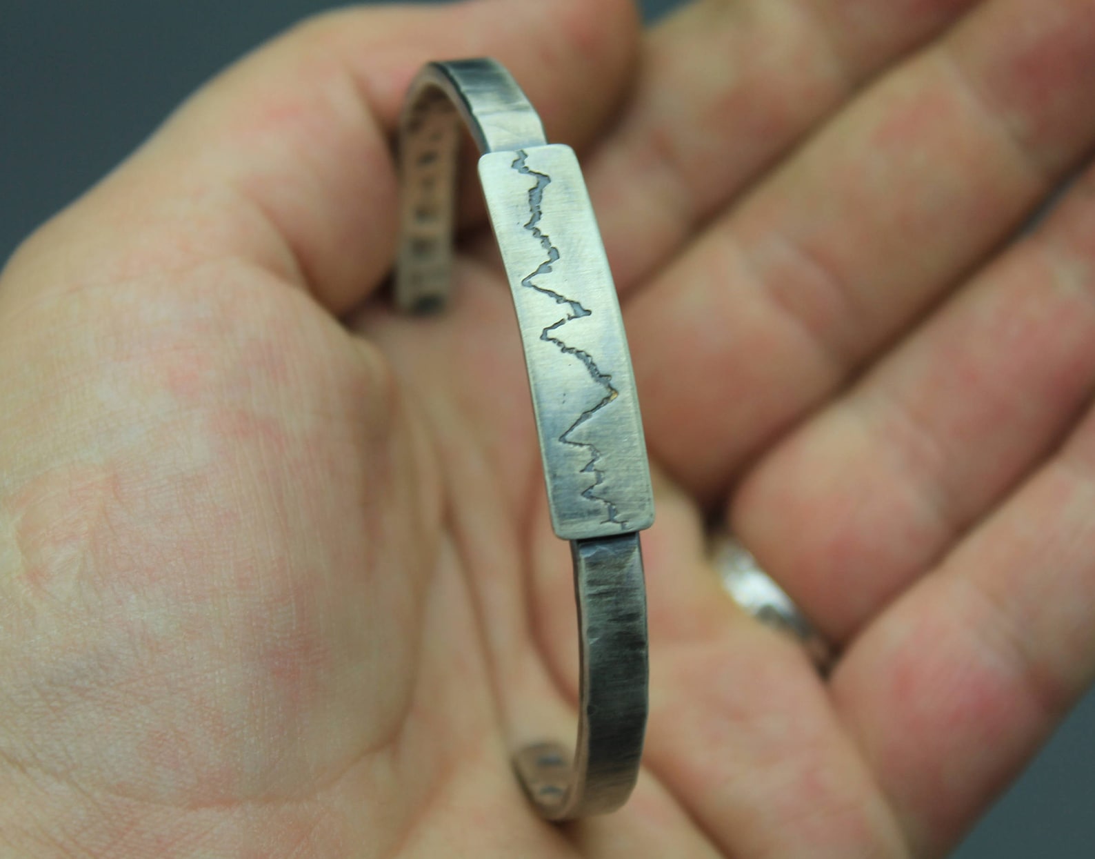 EKG Bracelet Ekg Jewelry Heartbeat Bracelet Heartbeat | Etsy