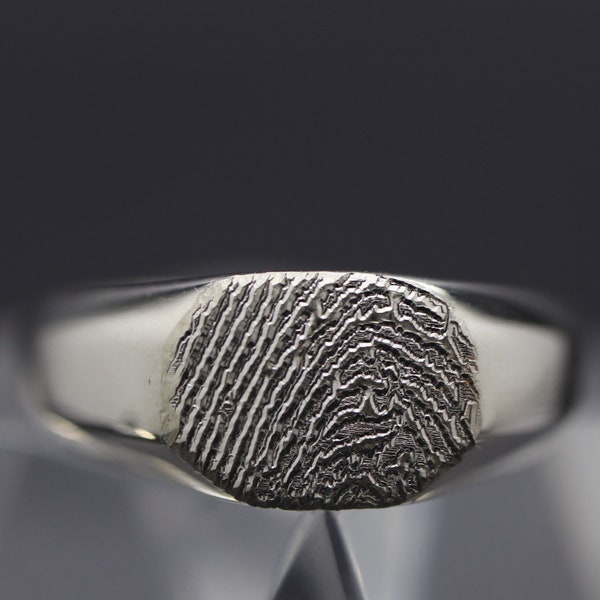 Fingerprint Ring - Etsy