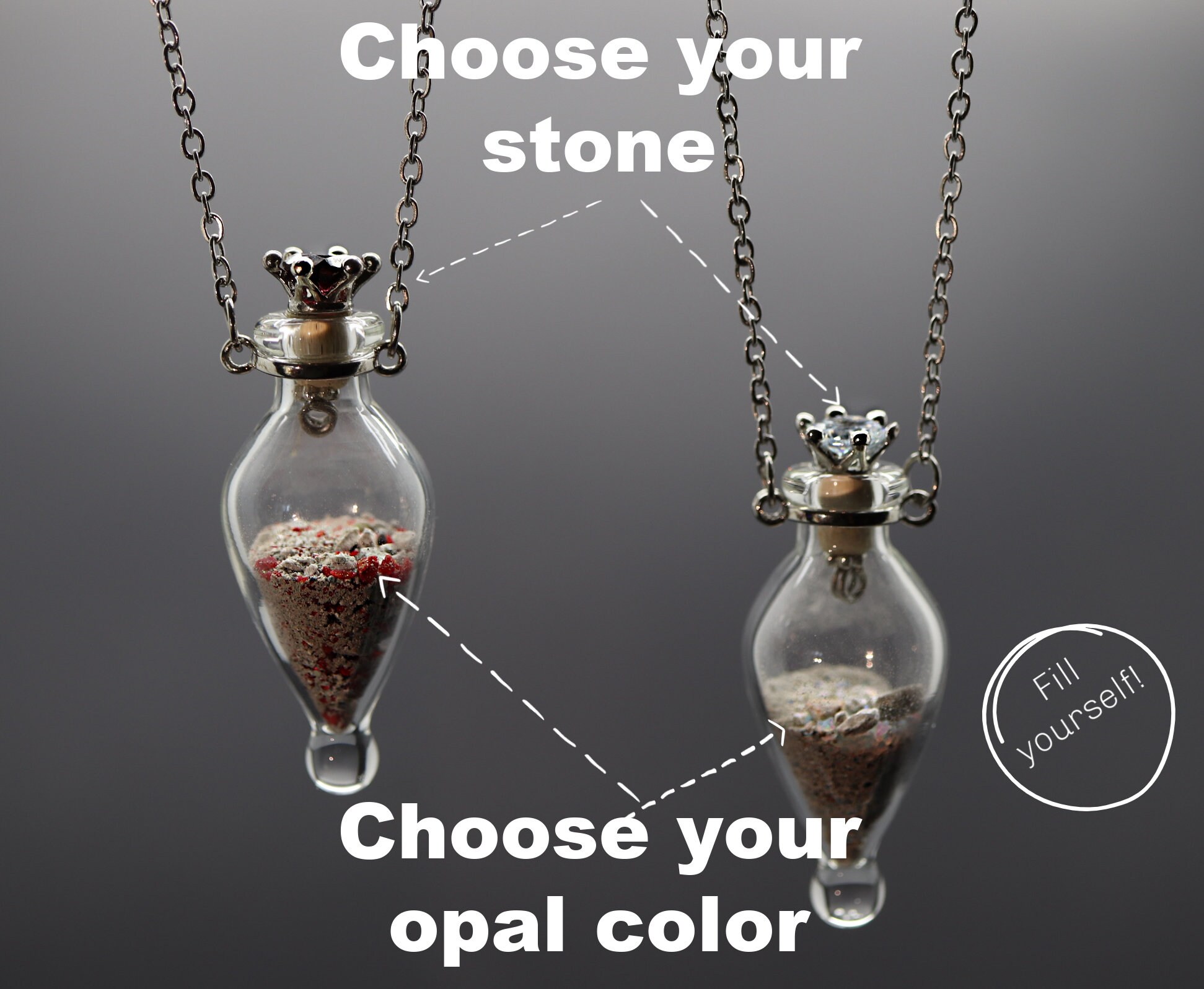 Cremation Locket for Ashes, Human Ash Keepsake, Cremation Necklace for ...
