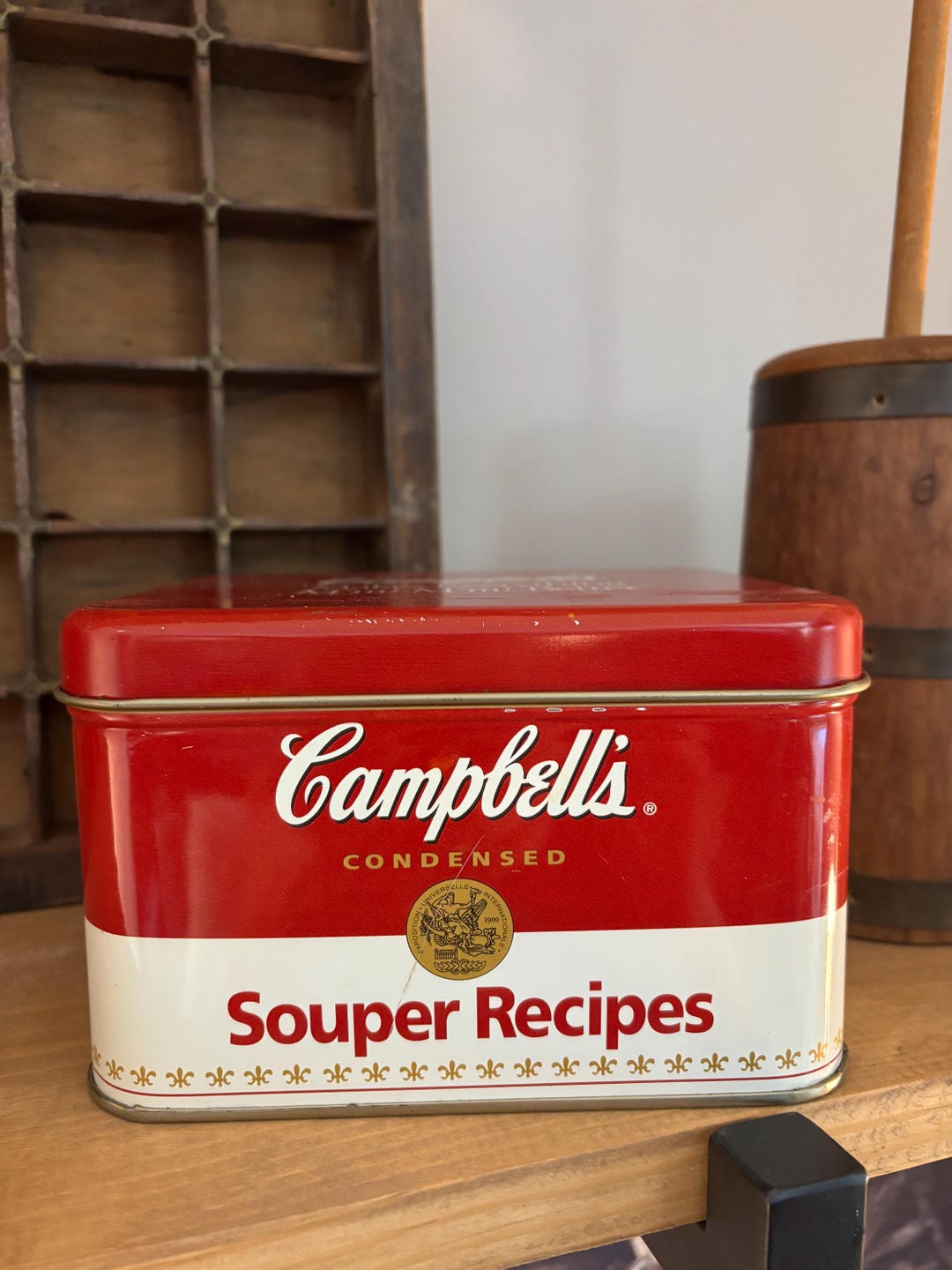 Rare Find Vintage Campbell Souper Recipes Tin Box - Etsy