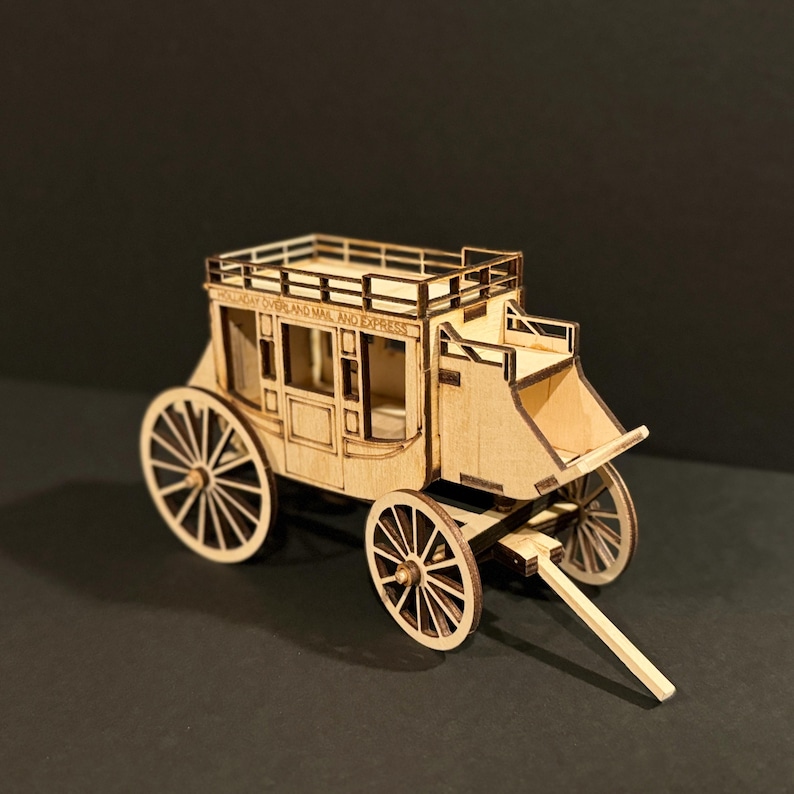 Stagecoach, Wood Kit of the Mid 1800's America. - Etsy