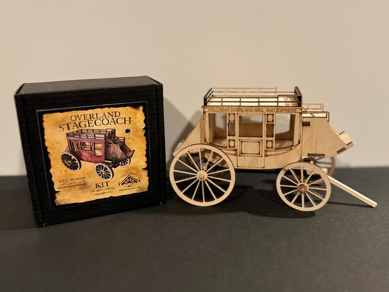 Stagecoach, Wood Kit of the Mid 1800's America. - Etsy