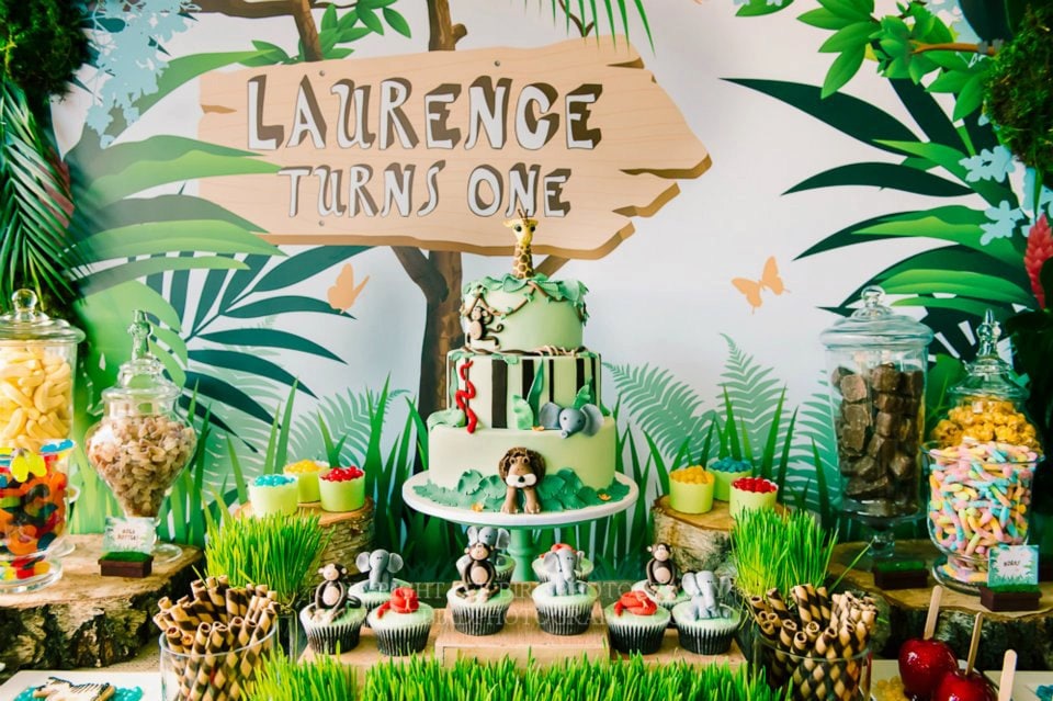Jungle Party Backdrop - Etsy Australia