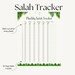 Muslim Prayer Tracker Printable: Daily Salah Chart (digital Download ...