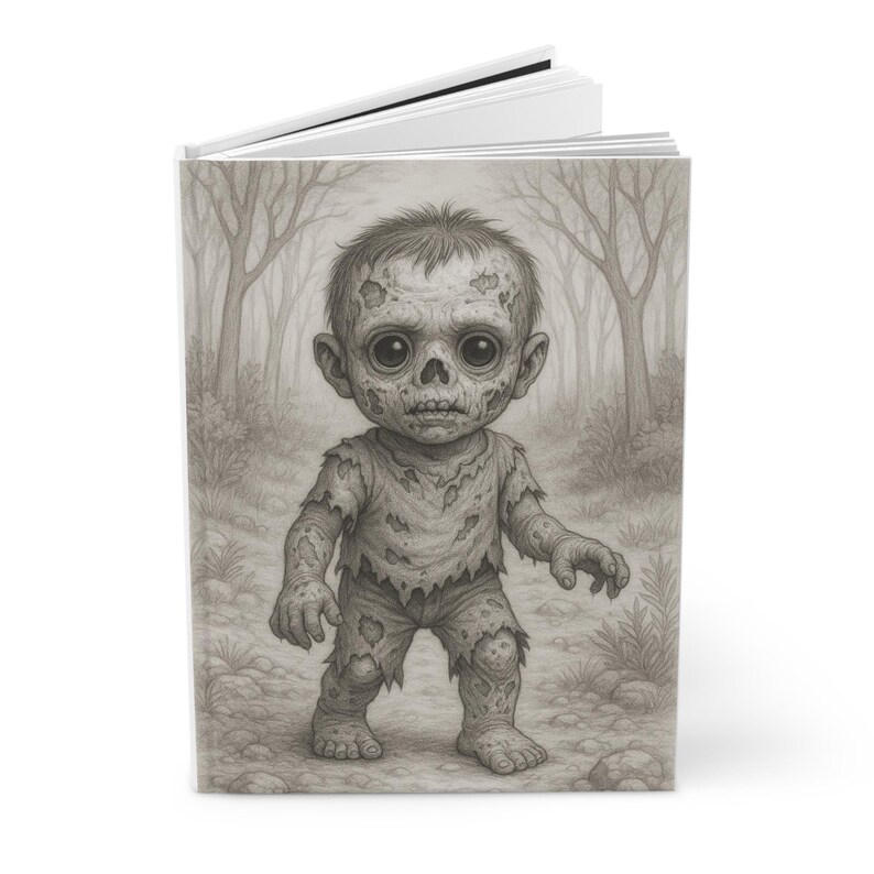 Zombie Baby Monster Hardcover Journal | Dnd Fantasy Sketch Notebook - Etsy
