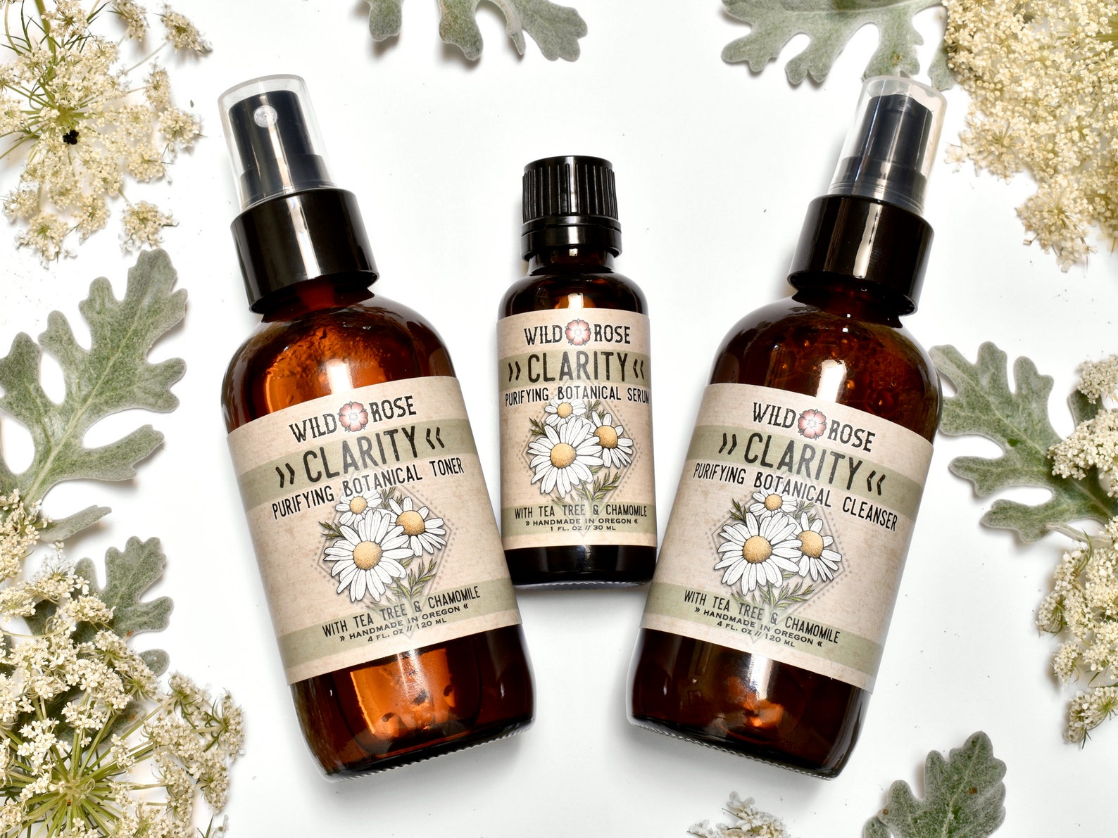 CLARITY Purifying Botanical Toner With Chamomile & Tea Tree - Etsy