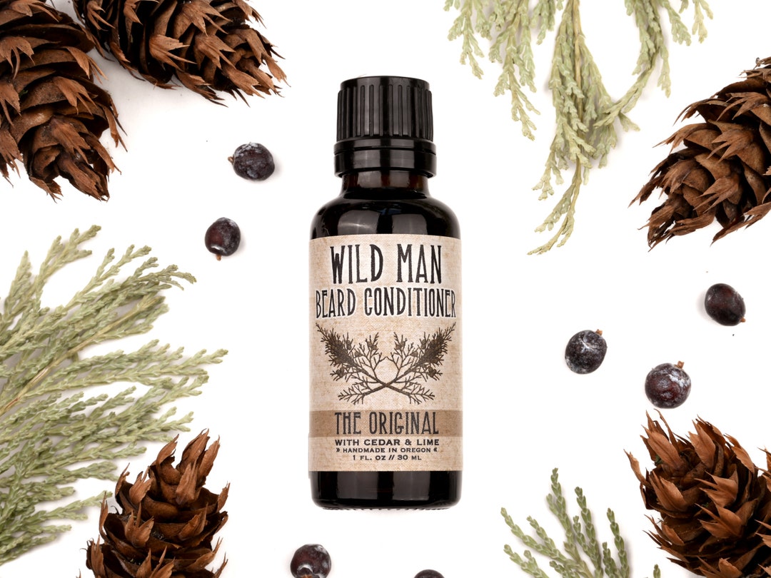 Wild Man Beard Oil Conditioner - THE ORIGINAL - 1oz // 30ml - Mens Gift ...