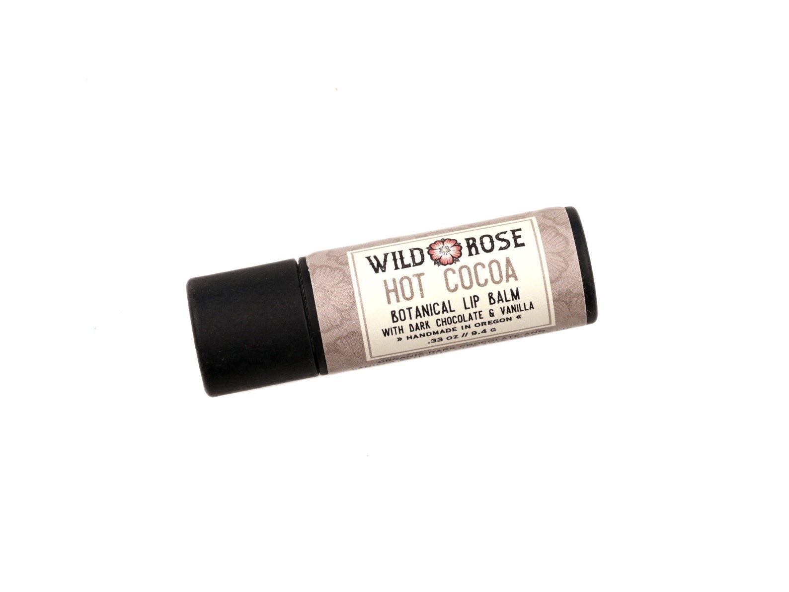 HOT COCOA Natural Lip Balm - With Organic Dark Chocolate + Vanilla ...