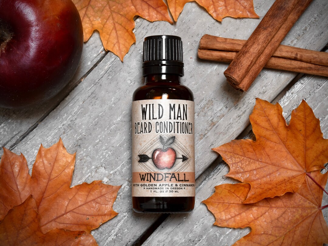Wild Man Beard Oil Conditioner - WINDFALL - 30ml // 1oz - Etsy