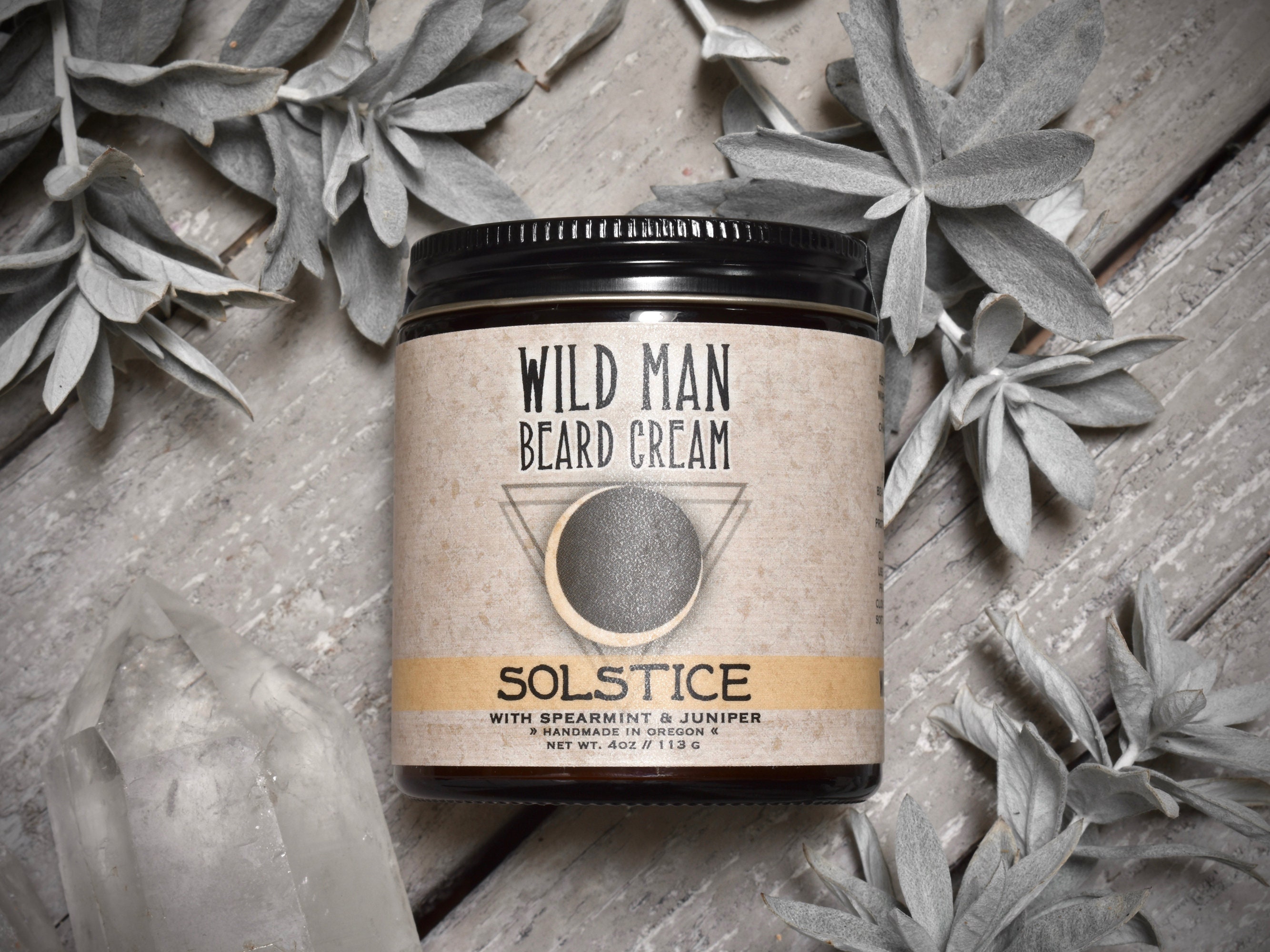 Wild Man Beard Cream Balm SOLSTICE 114g // 4oz Grooming | Etsy