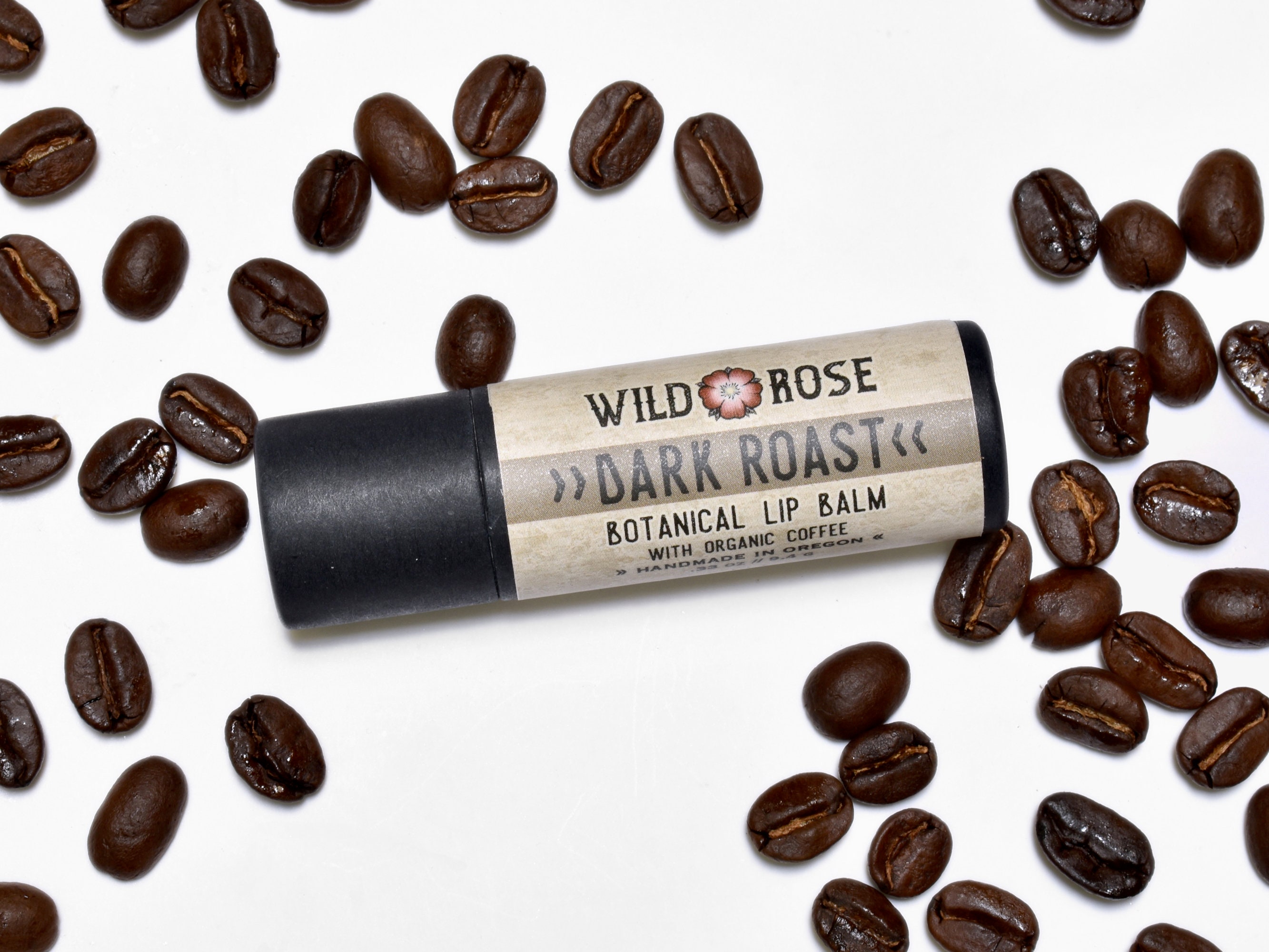 DARK ROAST Natural Lip Balm With Organic Coffee .33 Oz | Etsy