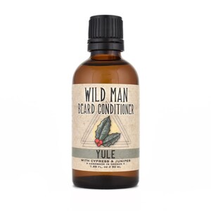 Wild Man Beard Oil Conditioner - YULE - 50ml // 1.69oz - Etsy