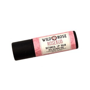 ROSEBUD Natural Lip Balm With Organic Rose Extract - Floral .33 Oz ...