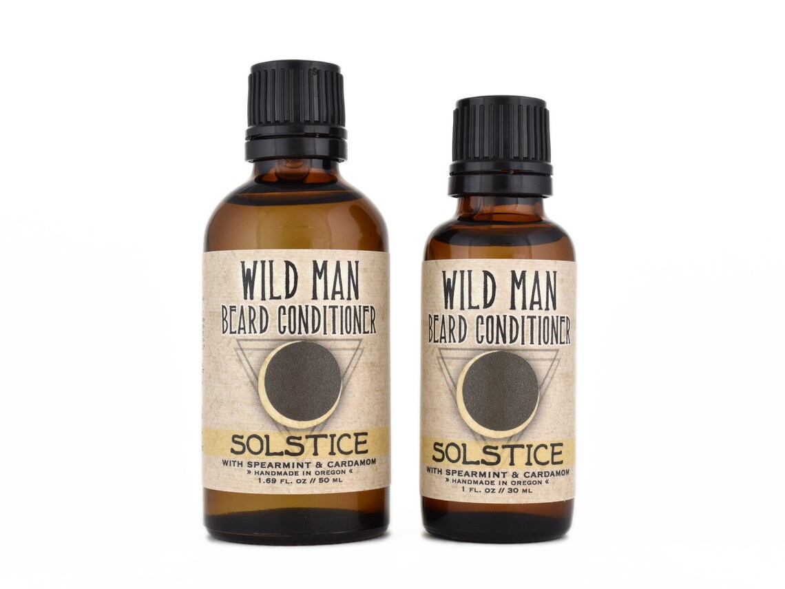 Wild Man Beard Oil Conditioner SOLSTICE 50ml // 1.69oz - Etsy