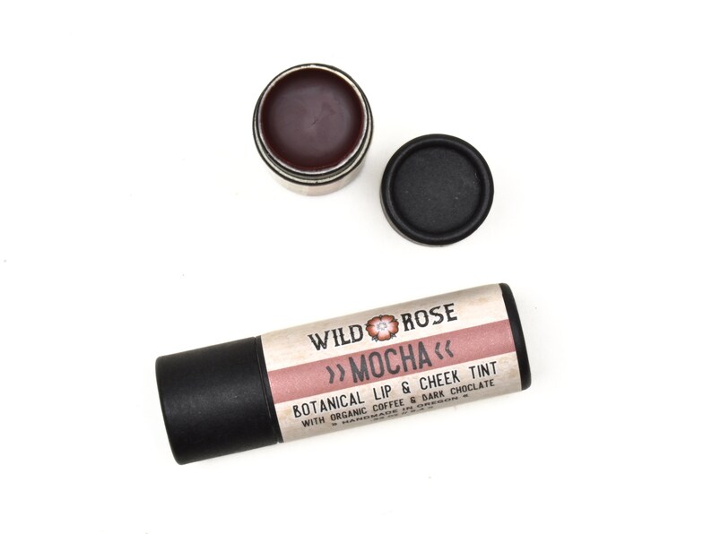MOCHA Botanical Lip & Cheek Tint Tube .33oz Organic Makeup - Etsy