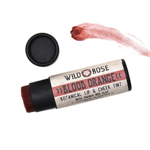 RASPBERRY Botanical Lip & Cheek Tint Tube Organic Makeup .33 - Etsy
