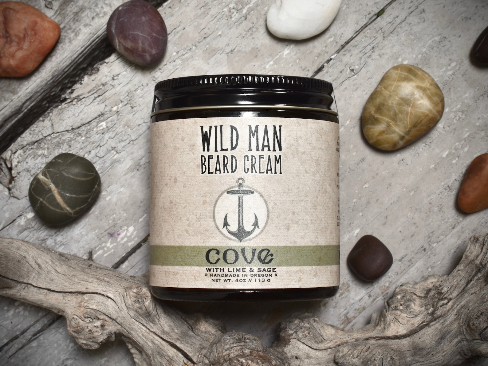 Wild Man Beard Cream COVE Beard Balm 113g // 4oz Beard - Etsy