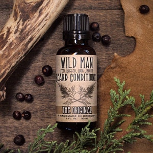 Wild Man Beard Oil Conditioner the Original 30ml // 1oz - Etsy