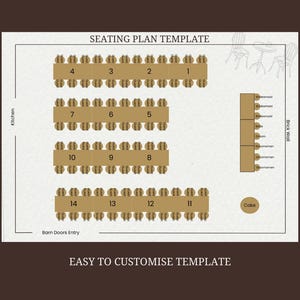Customisable Seating Plan - Etsy