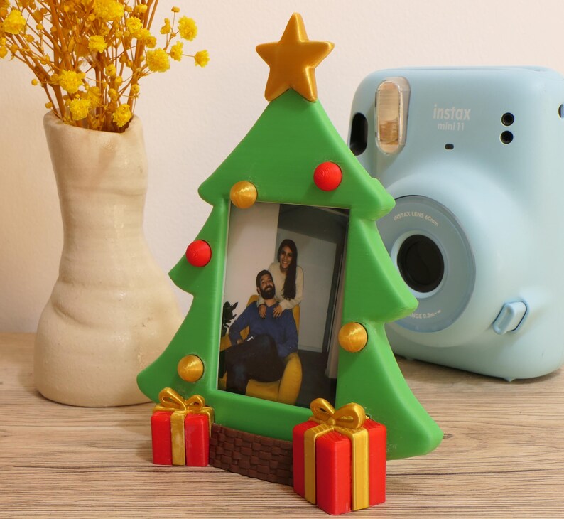 Christmas Photo Frame Ornament | Holiday Photo Ornament | Tree ...