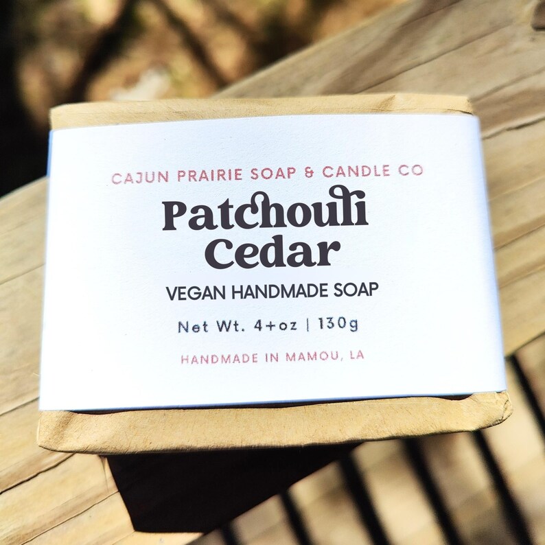 Patchouli Cedar Soap | Handmade Soap Bar | Cold Process Soap | Artisan Soap | Body Soap - Etsy