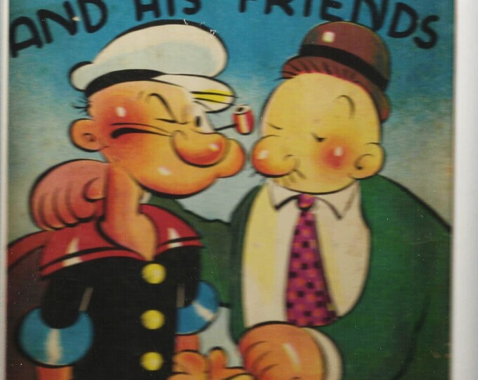 1937 popeye the Fighting Sailor Man by Segar Matted Book Cover - Etsy