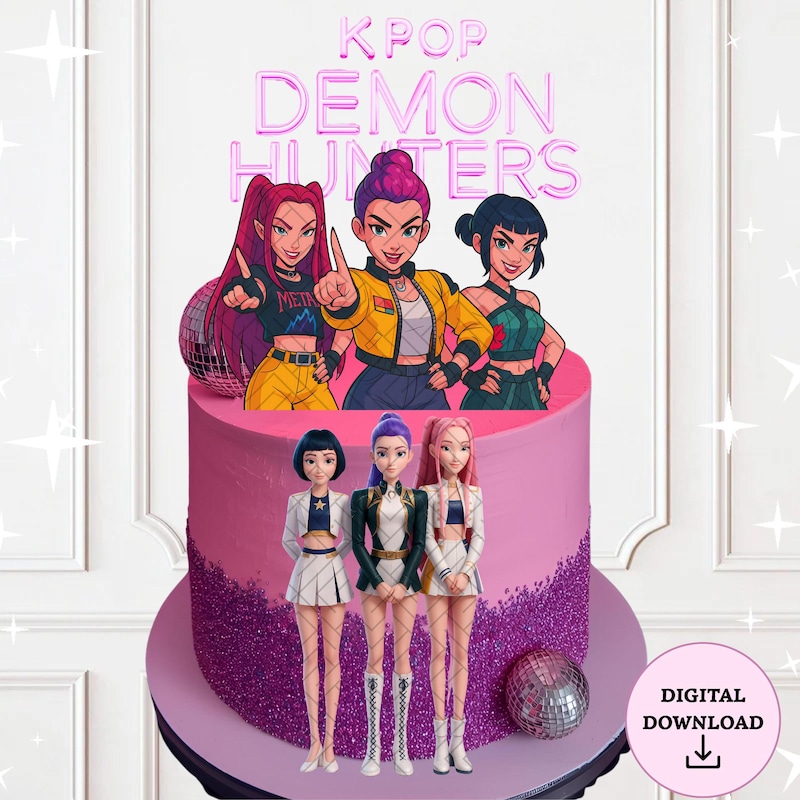 Huntrix Cake Design - Etsy