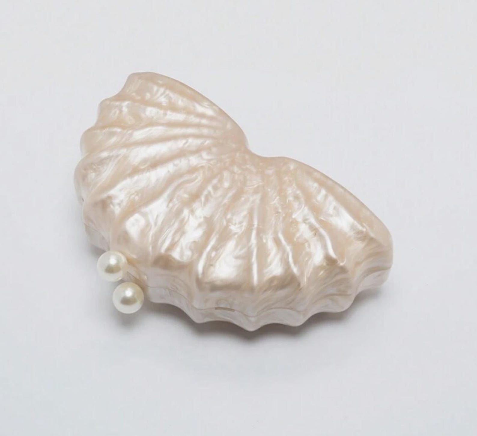 Clam Shell Acrylic Clutch Bag: Coastal Chic Evening Purse - Etsy