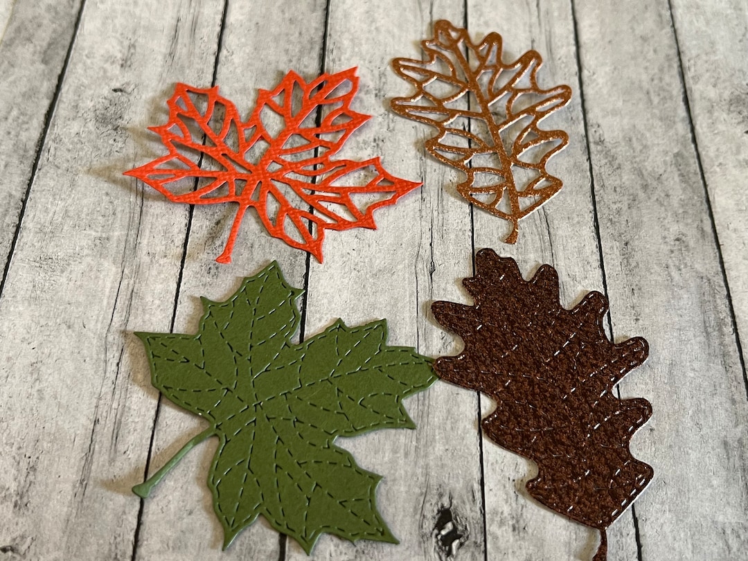 Leaf Die Cut, Fall Leaves Die Cut, Large Leaf Die Cut, Fall Die Cuts ...