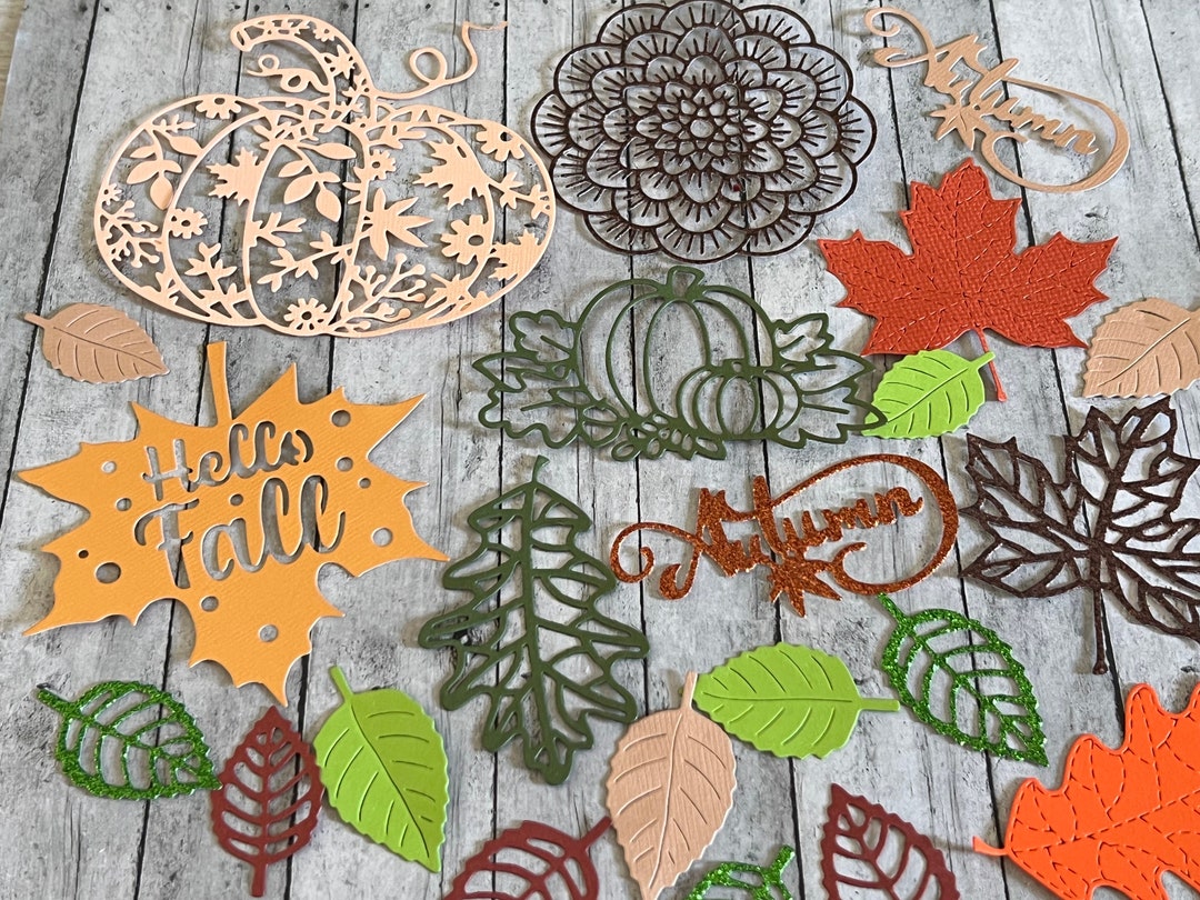 Fall Die Cut Set | Autumn Die Cuts | Harvest Die Cut | Creative Junk ...