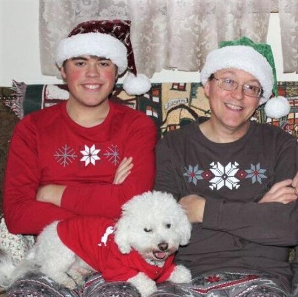 Santa Hat Navy Blue With White Paw Prints Nittany Lion Penn - Etsy