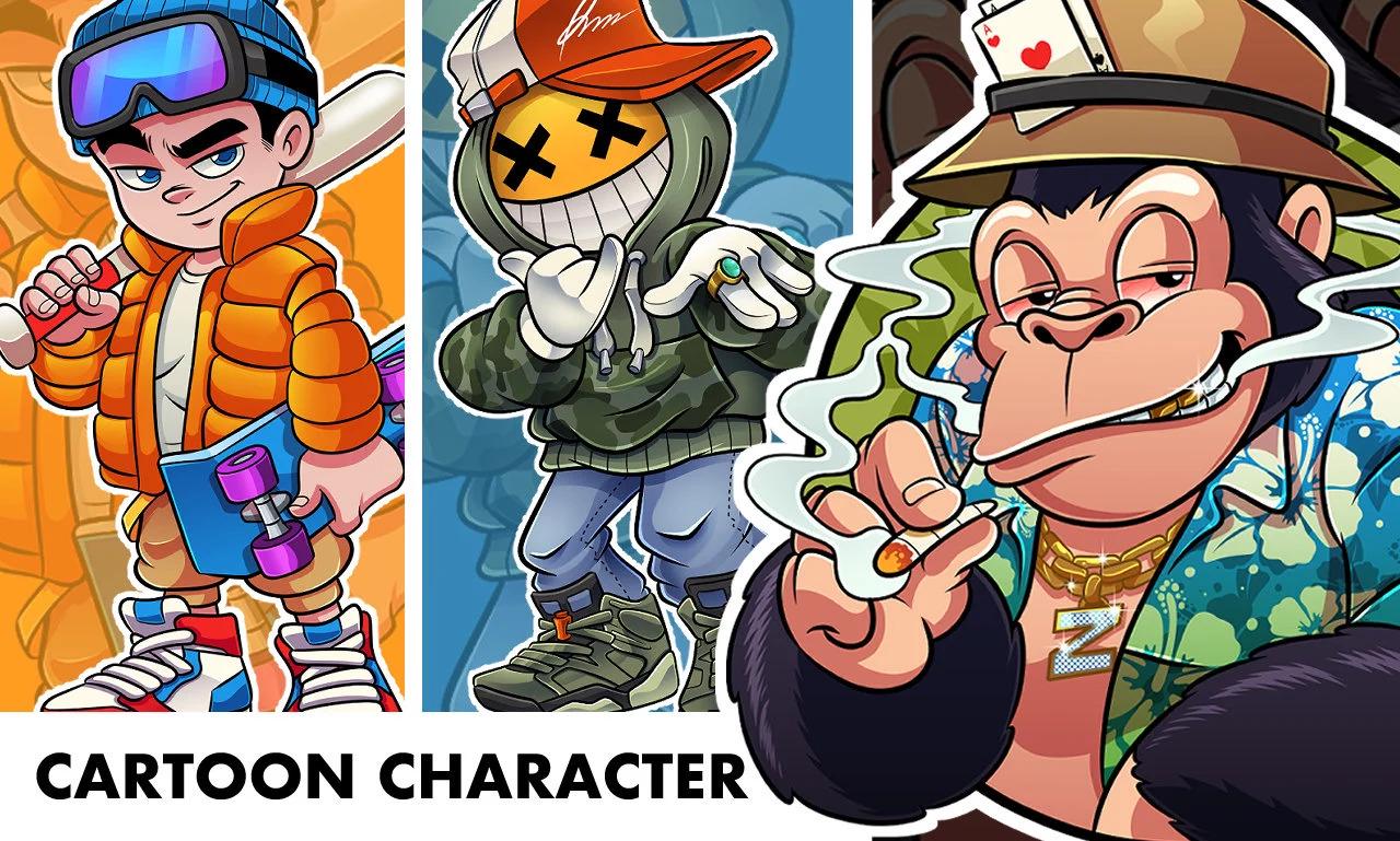 Custom Mascot Cartoon Character | Mascots | Mascot Cartoon | Mascot ...