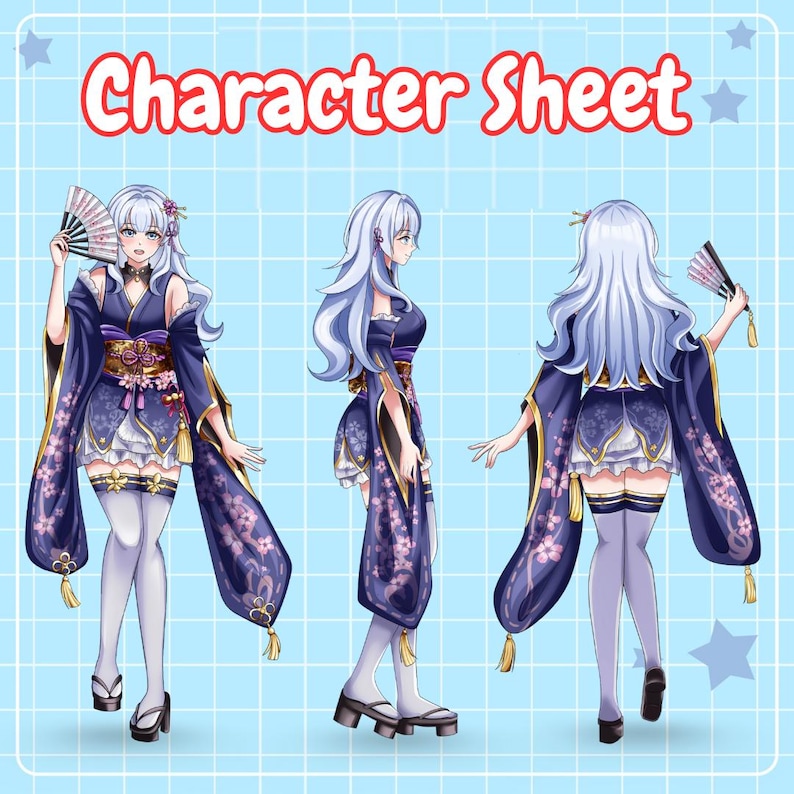 Custom Character Reference Sheet for Your Avatar | Custom Reference ...