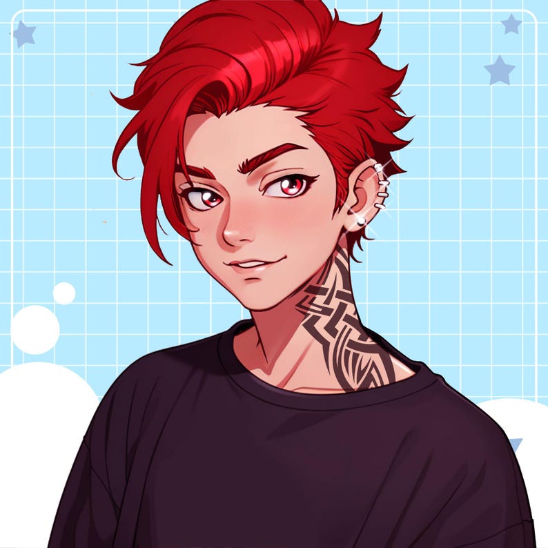 Custom PFP, Profile Picture, Profile Icon, Anime, Cute, Chibi, Avatar ...