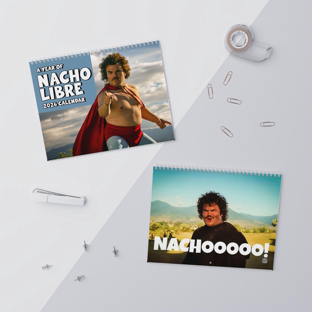 2026 Nachoo Libree Wall Calendar – Funny Movie Quotes Inspired by Nacho ...
