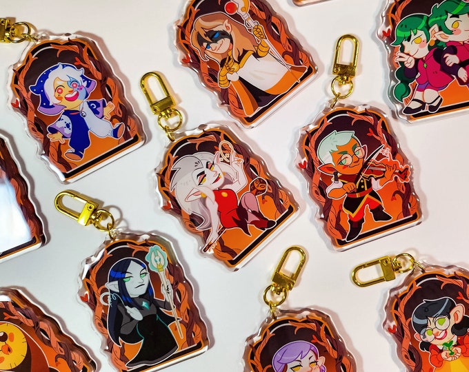 Assorted Owl House Acrylic Keychains - Etsy