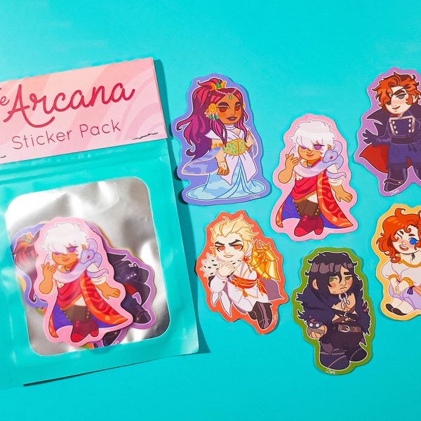 The Arcana Julian Stickers - Etsy