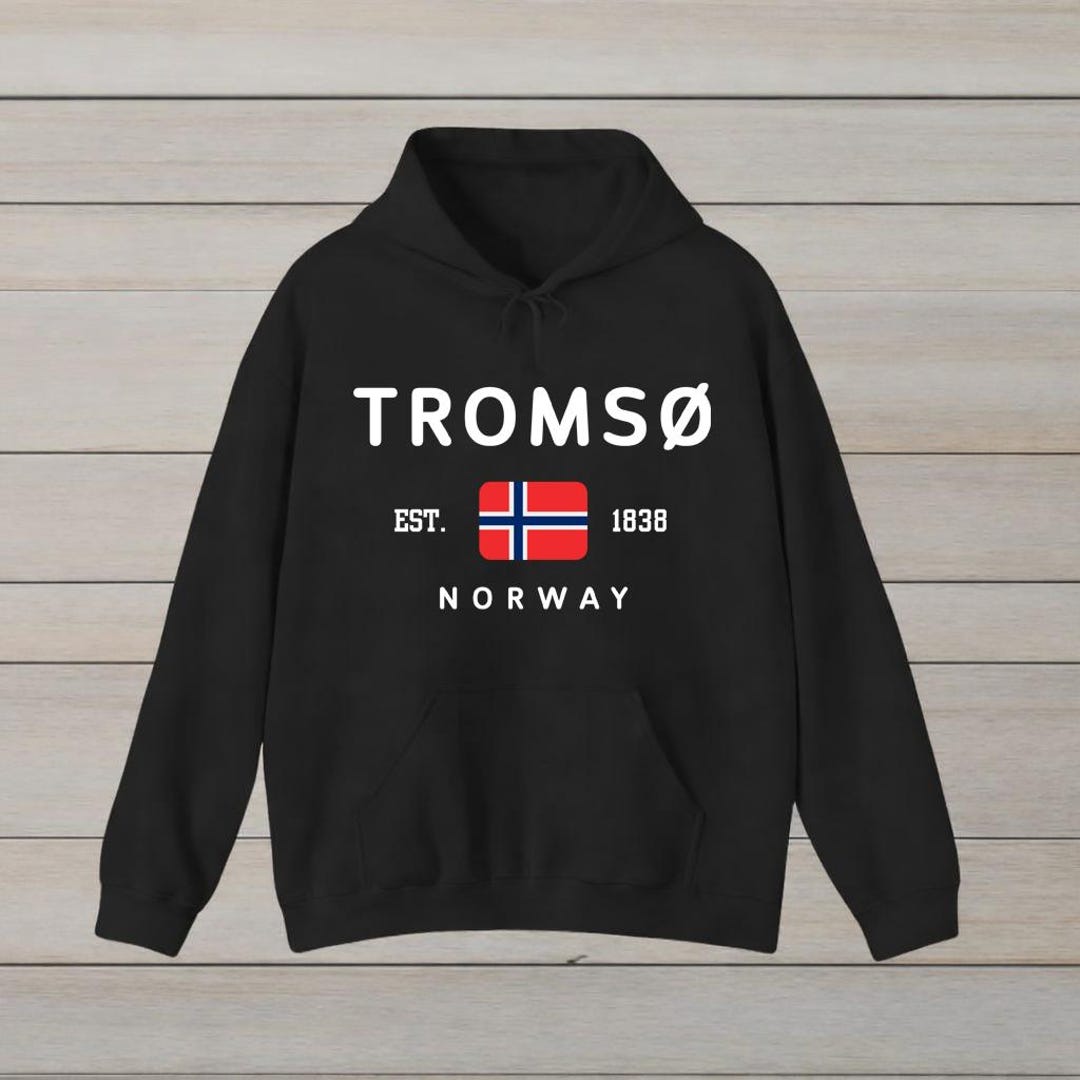 Tromso, Norway Flag Adult Cotton Premium Hoodie Unisex - Etsy