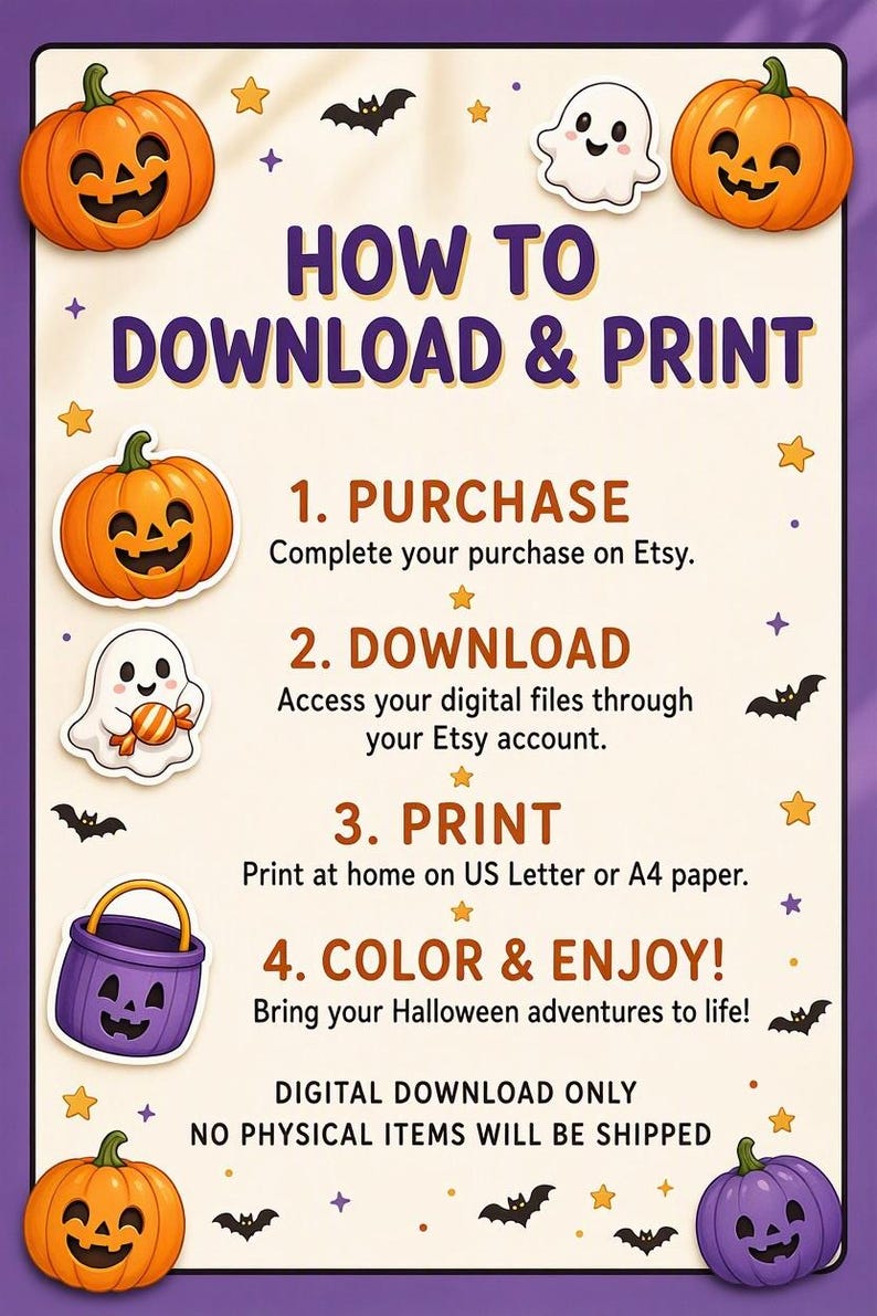 Halloween Trick-or-treat Coloring Pages: 50 Sheets + 10 Bonus Sheets ...