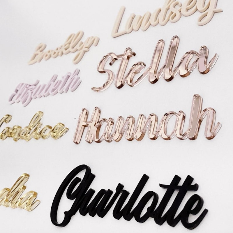 3d Name Paper Cut Out - Etsy