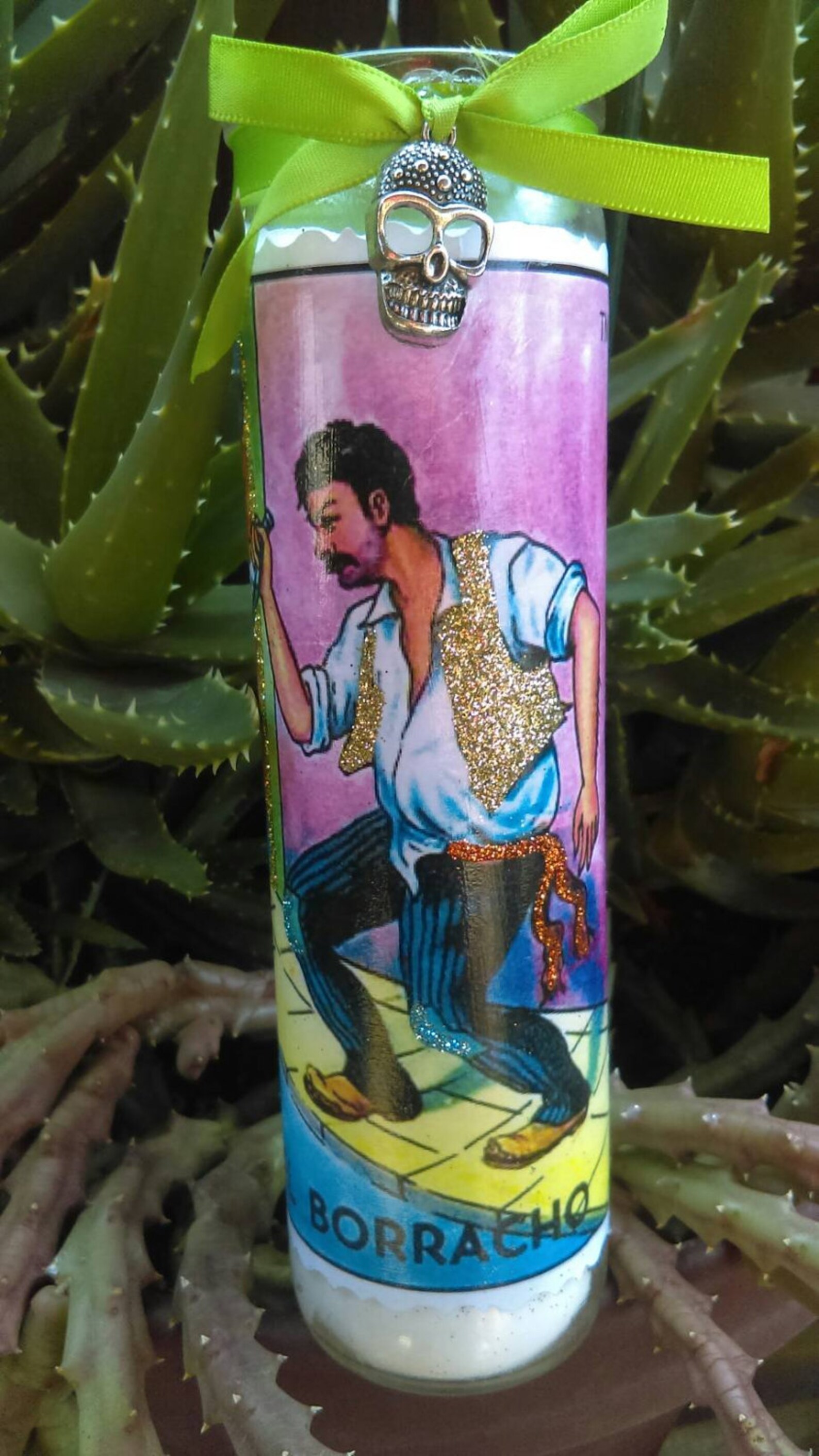 LOTERIA CANDLE El Borracho La Sirena El Corazon La - Etsy