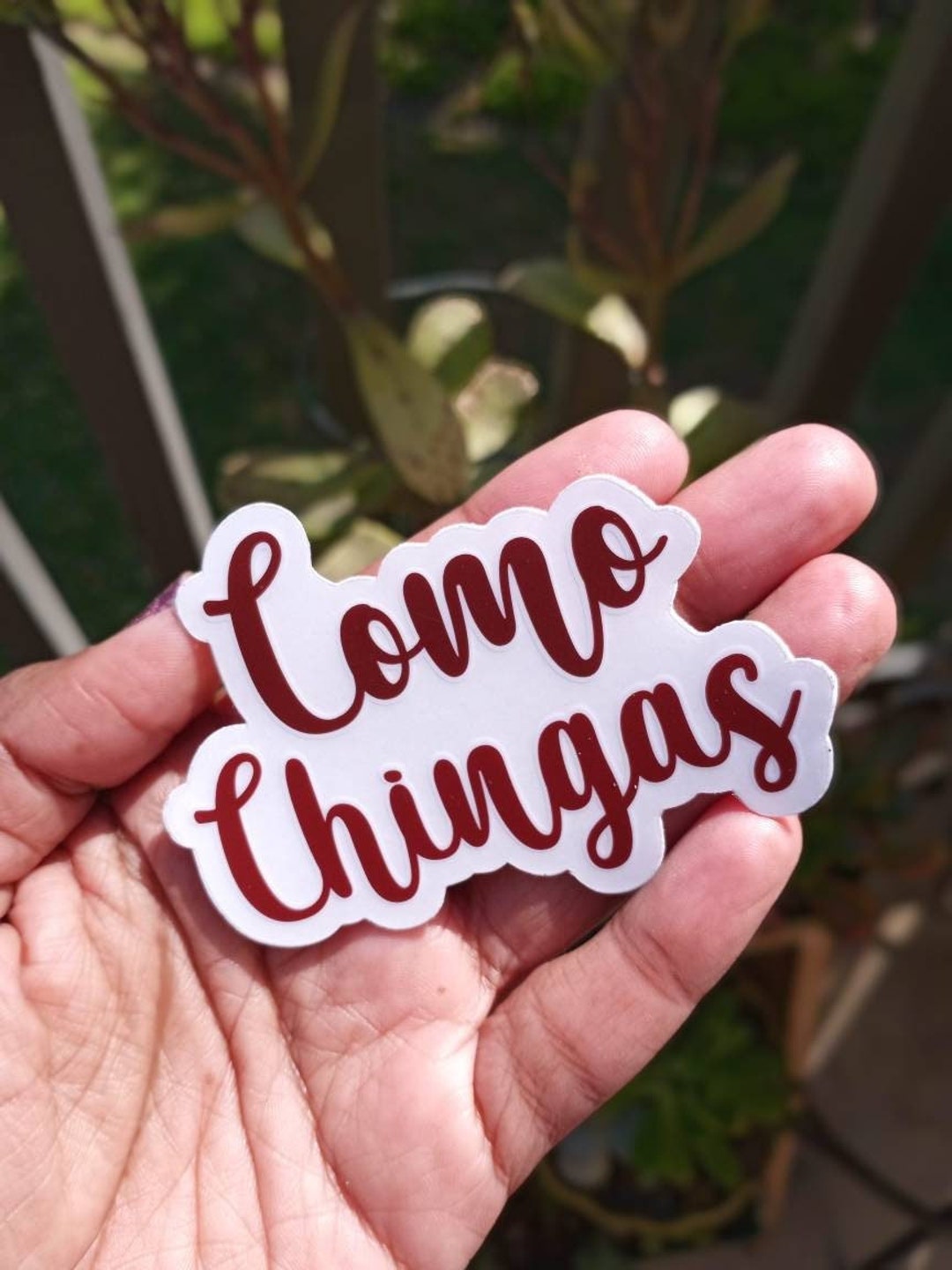 Como Chingas Clear Sticker, Cyd Original Sticker - Etsy