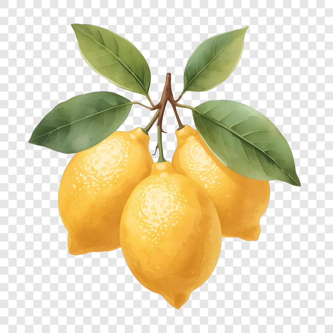 10 PNG Lemons Clipart, Lemon Branch Images, Transparent Background ...