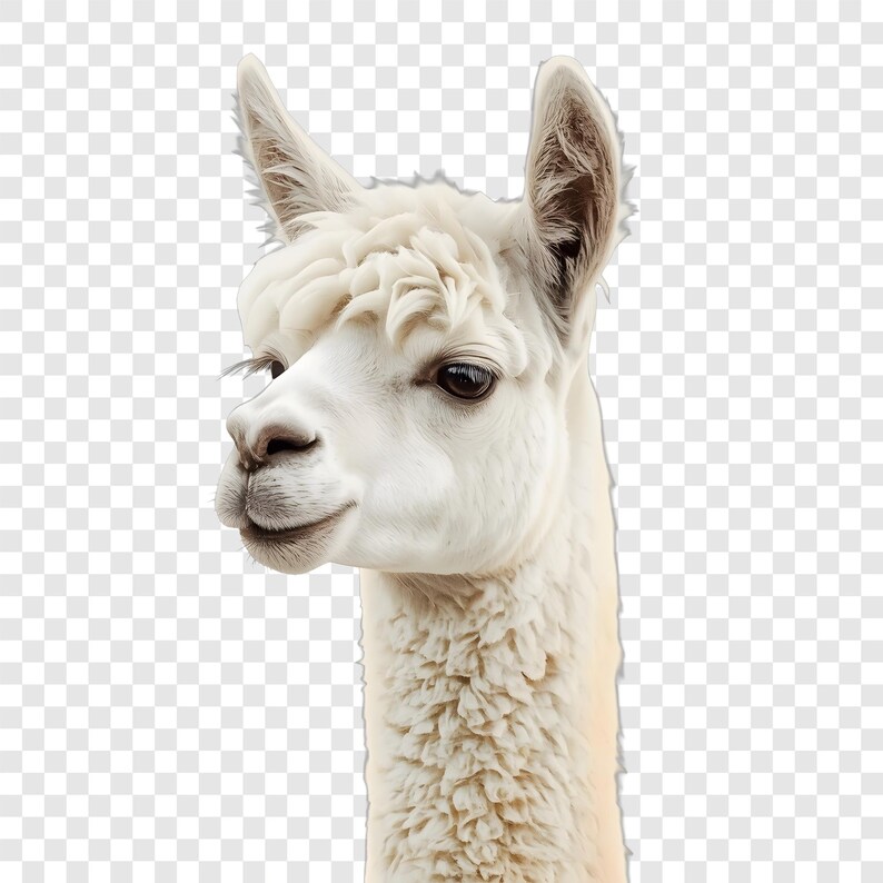 10 PNG Alpaca Clipart, Cute Farm Animal Images, Transparent Background ...