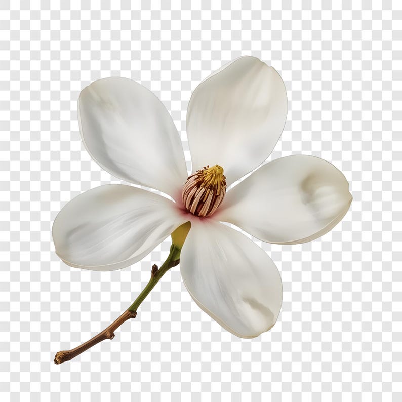 10 PNG Magnolia Clipart, Flower Branch Images, Transparent Background ...