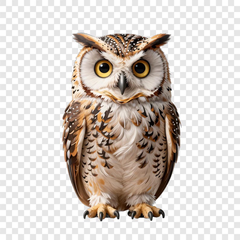 10 PNG Forest Owl Clipart, Cute Bird Images, Transparent Background ...